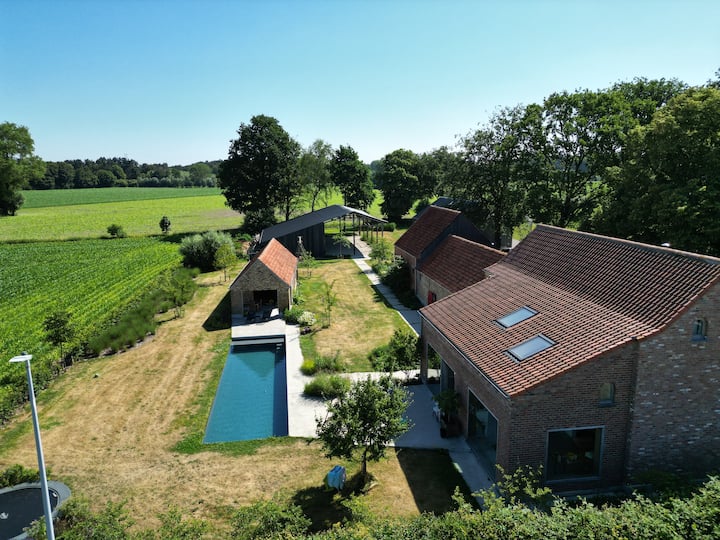 Schuurloft Met Biozwembad, Veldzicht & Uilennest - Zedelgem