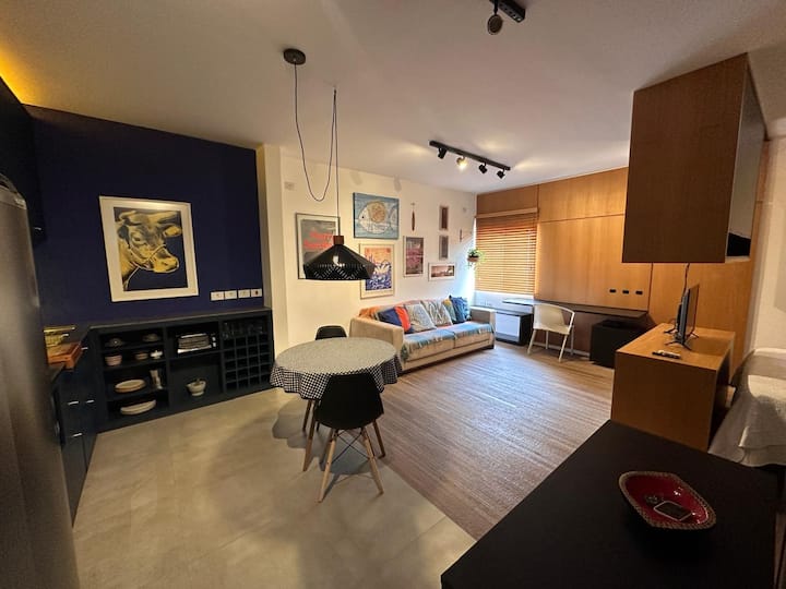 Moderno Studio 113 | Garagem E Wi-fi  No Cambuí - Campinas