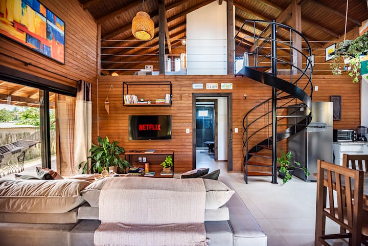 Cabin With Backyard And Barbecue, Near The Beach - Imbituba