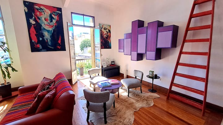 Appart. Central De 2 Chambres & Terrasse - Buenos Aires