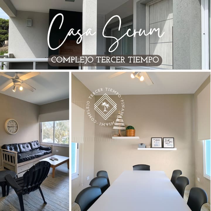 N°5 Casa Scrum 350m De La Playa Para 12 | Pinamar - Pinamar