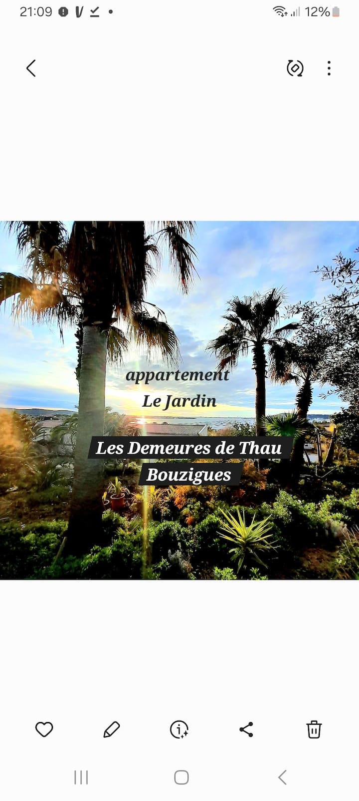 Hâvre De Paix Dans Jardin Méditerranéen - Bouzigues