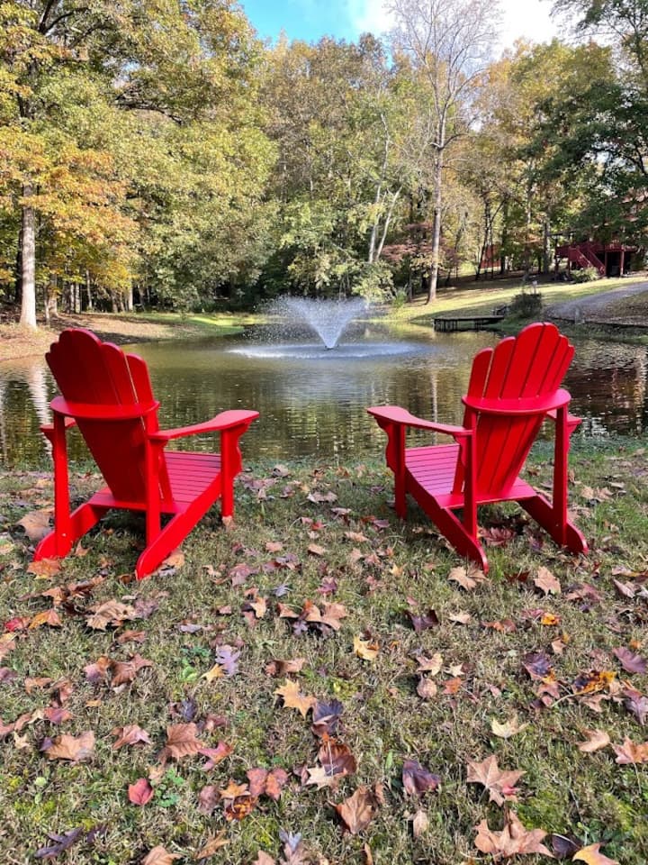 Log Cabin Near Utk, Fp, Hot Tub, Firefighter Game Room, Fishing, Trails, Pets Ok - Knoxville, TN