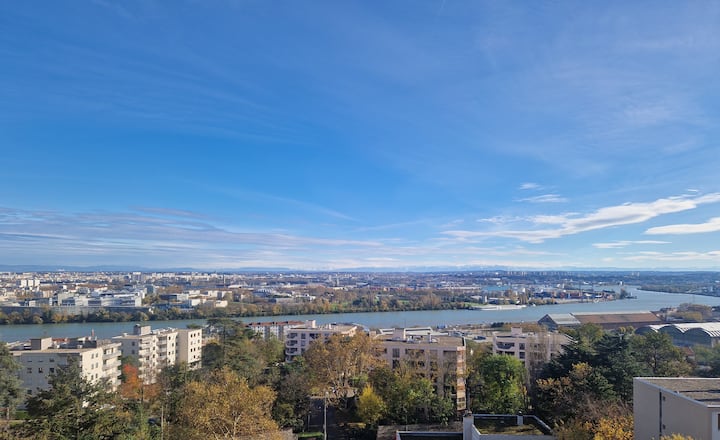 T4/5 Avec Vue Sur Les Alpes à 5 Minutes De Lyon - Oullins