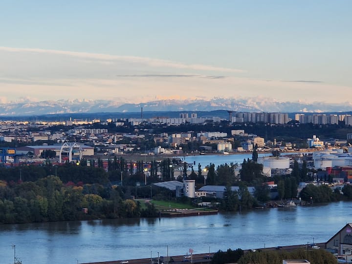 T4/5 Avec Vue Sur Les Alpes à 5 Minutes De Lyon - Oullins