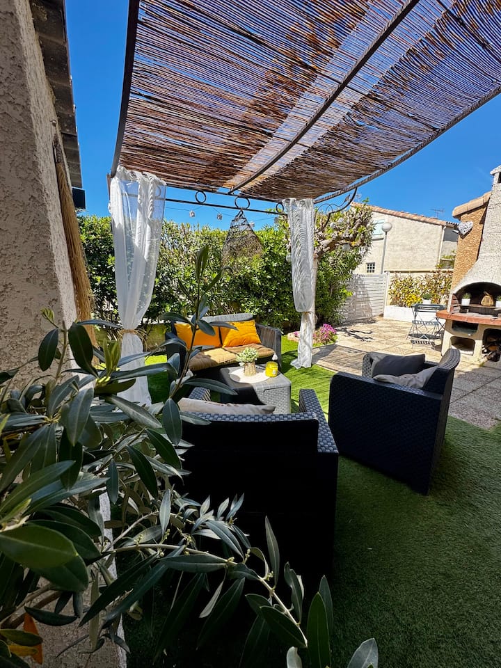 Maison Cosy Tout Confort 10 Min à Pied De La Mer - La Franqui