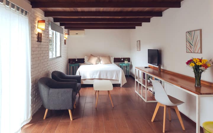 Modeno Y Centrico Loft Con Jardin. - Montevidéu