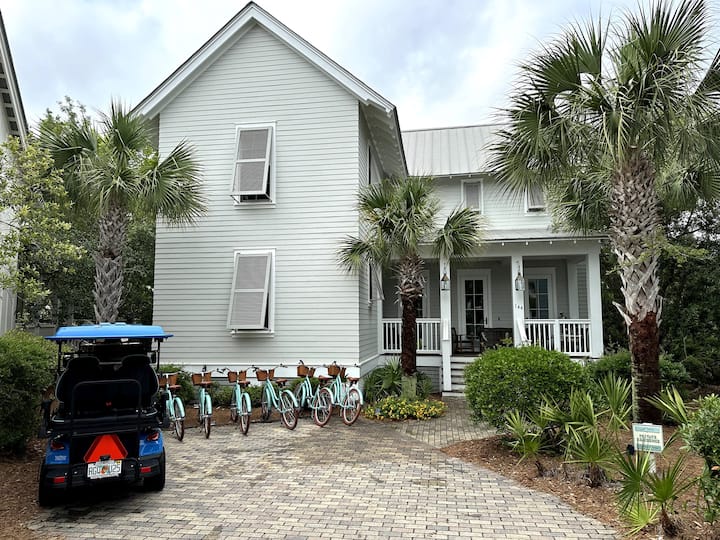 Gorgeous 30a Beach House W Pool, Golf Cart & Bikes - Santa Rosa Beach, FL