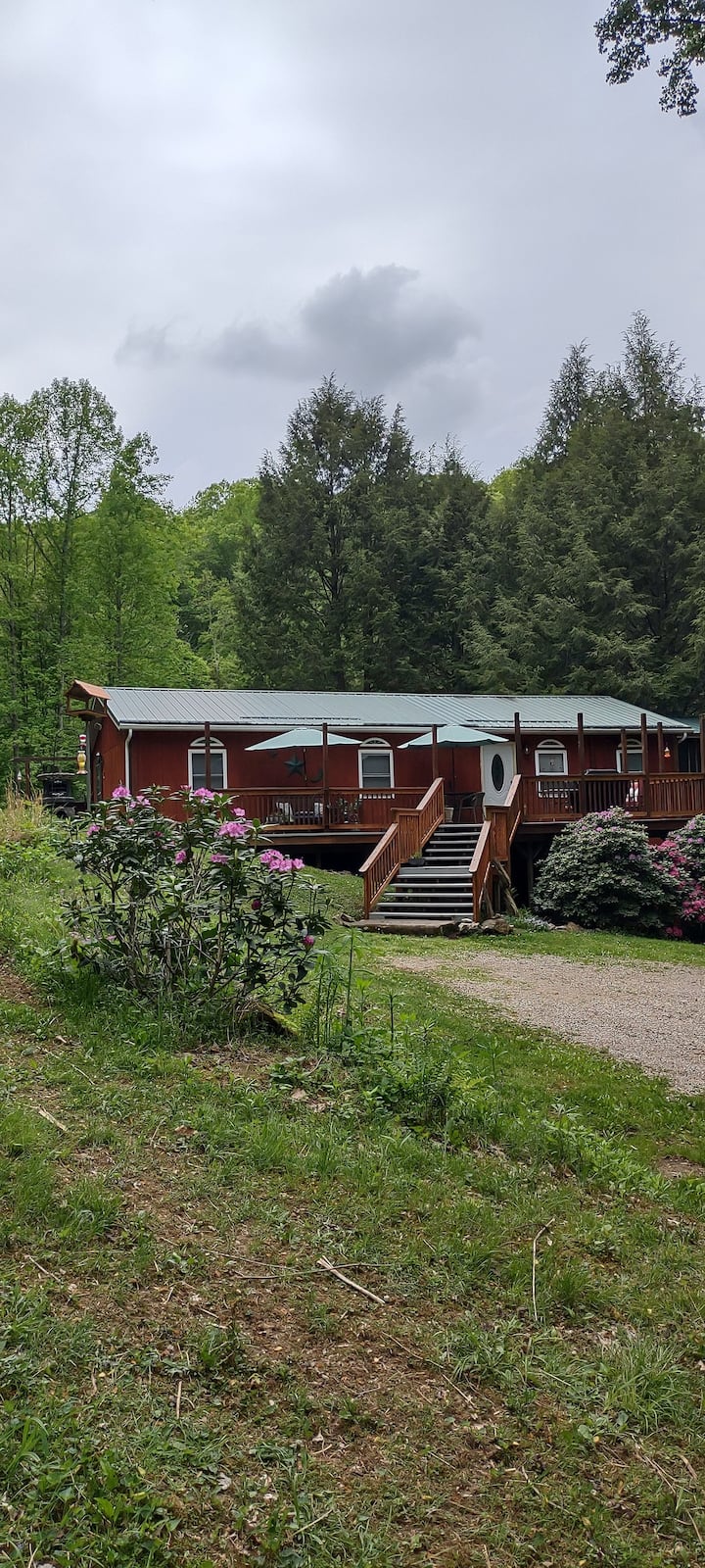 Knotty Knot Lodge With Tree Top Tavern - Tar Hollow State Forest, Laurelville