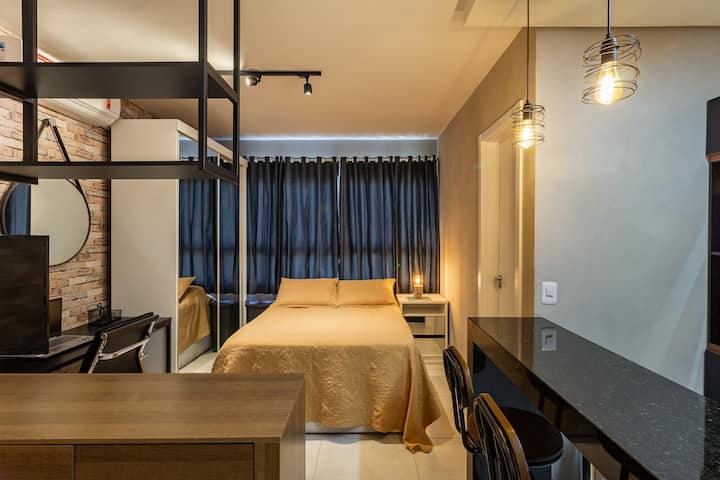 Studio High - 1 Garagem, Enxoval - Novo Hamburgo