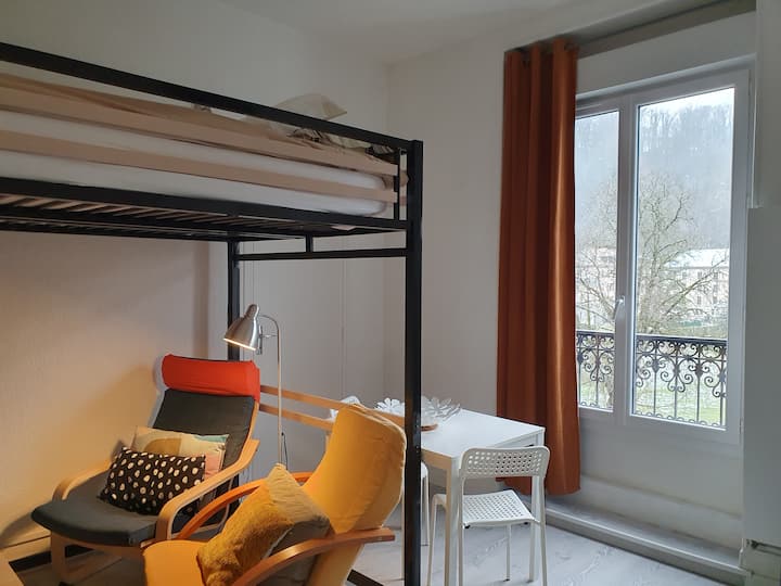 Studio 202 à Uriage Face Au Parc Et Aux Thermes - Chamrousse