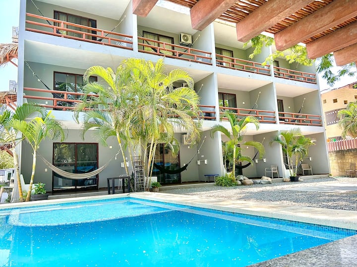Cuarto De Hotel Céntrico Doble Cama - Zihuatanejo