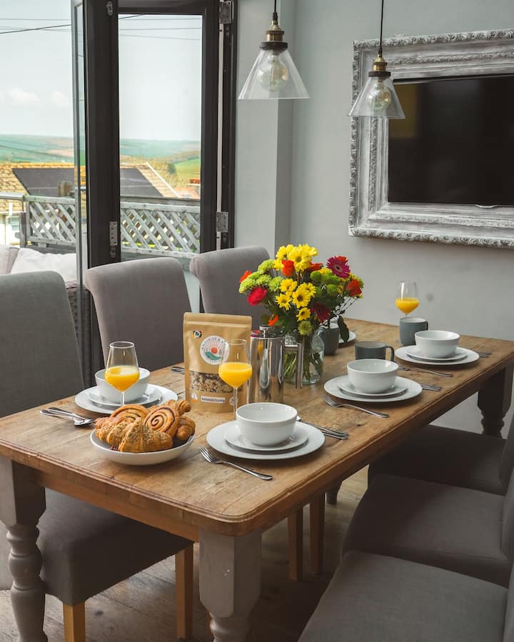 Delightful Salcombe House With Panoramic Views - Salcombe