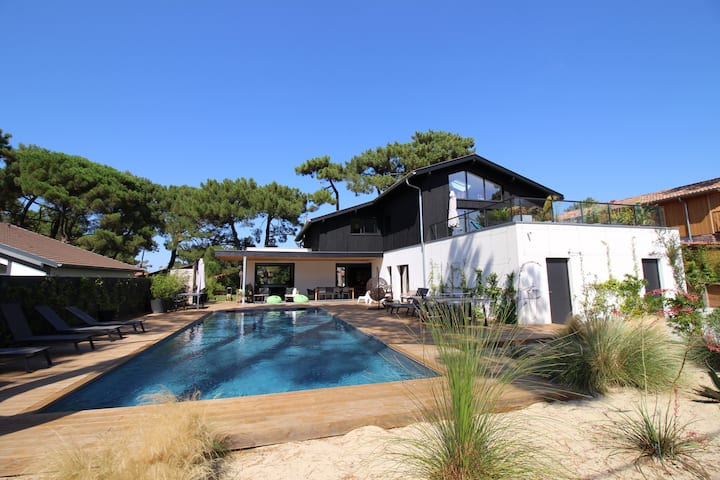 Villa 19 P - Piscine - Plage à Pieds - Climatisée - Seignosse