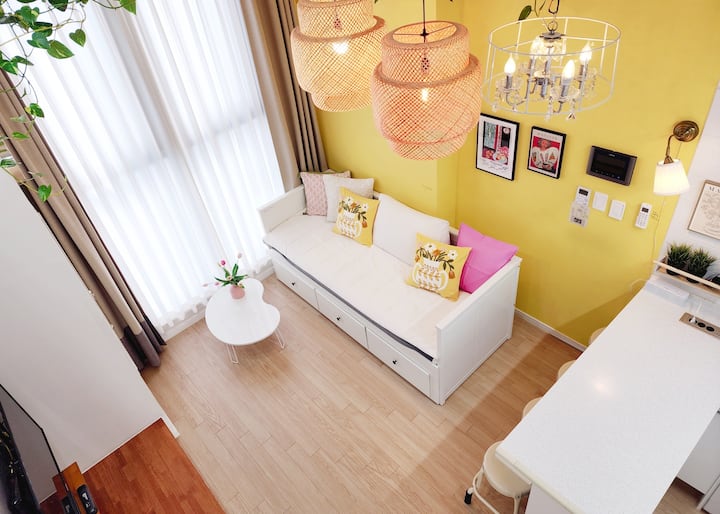 New/바다10초/침대3개/복층/캐리어보관/지하철걸어서5분/합법적인숙소/넷플릭스 - 釜山