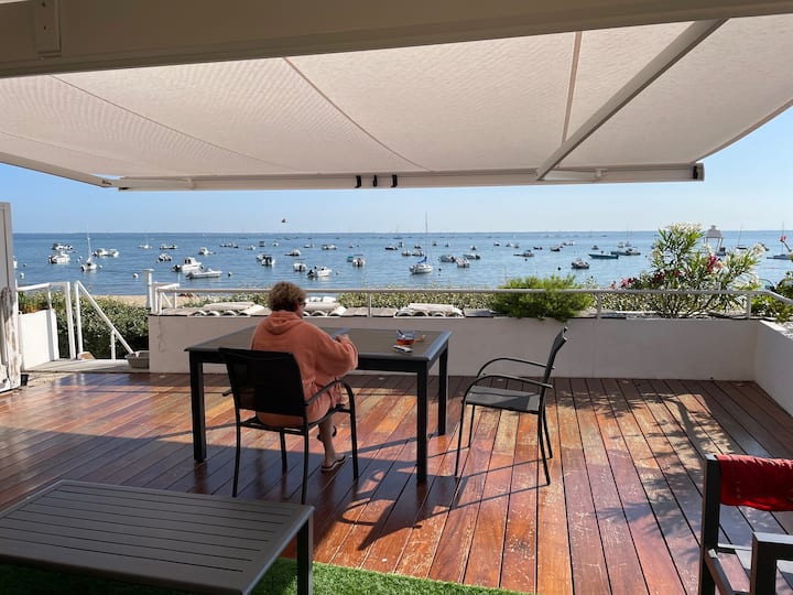 T3 En Front De Mer/accès Privatif Plage/parking - Cap Ferret