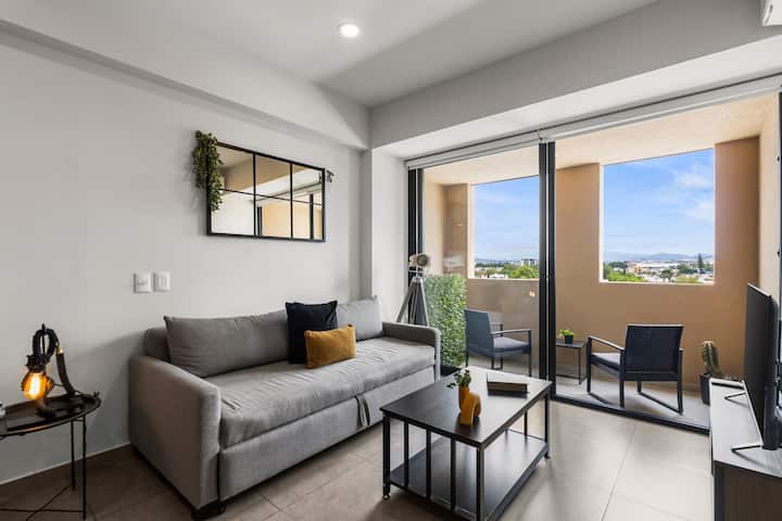 Loft Jacuzzi + Gym | Wifi Ultra + Estacionamiento - Guadalajara