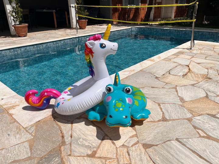 Casa De Campo C/ Piscina | Gourmet | Pet Friendly - São Paulo - Viracopos Airport (VCP)