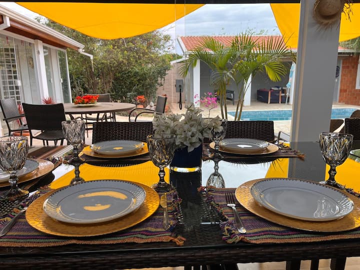 Casa De Campo C/ Piscina | Gourmet | Pet Friendly - São Paulo - Viracopos Airport (VCP)
