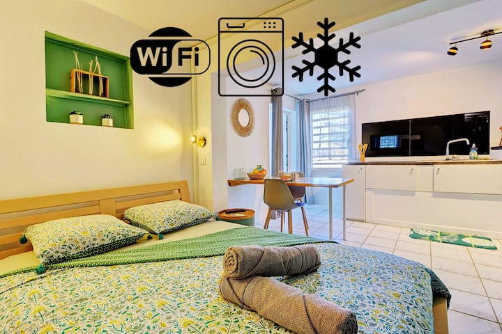 Arrivée Autonome - Paisible - Jardin - Clim - Wifi - La Réunion