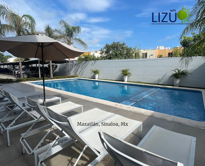Apartment And Private Pool 1 Minute Beach C307 - Mazatlan