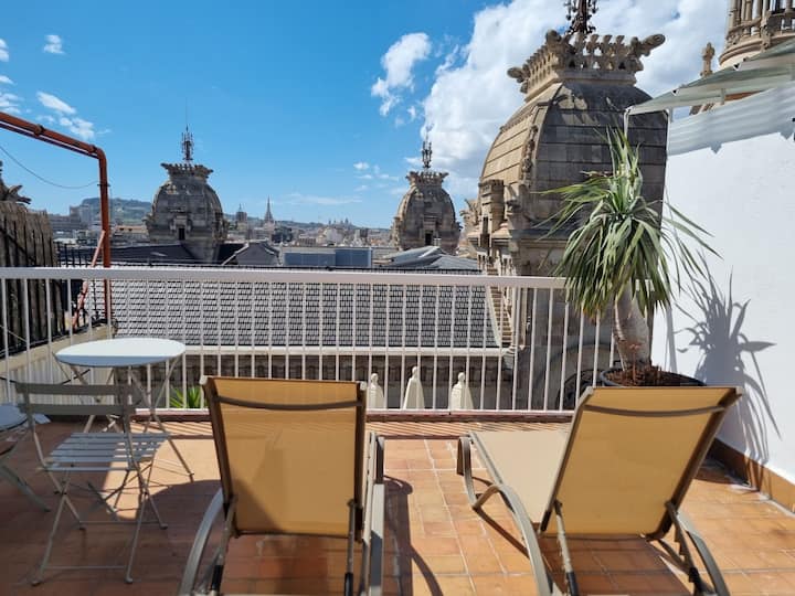 Parc Ciutadella Atic Apartment W/ Private Terrace - Barcelone
