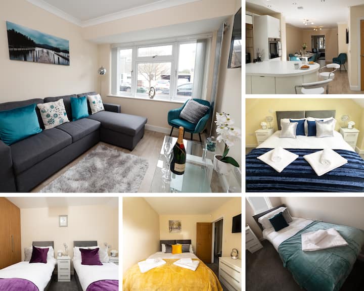 4br/parking/pet Friendly/garden/fast Wifi - Slough