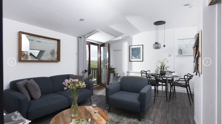 Lovely 1 Bed  W Sea View. Pets. Parking. Net Zero - Newquay