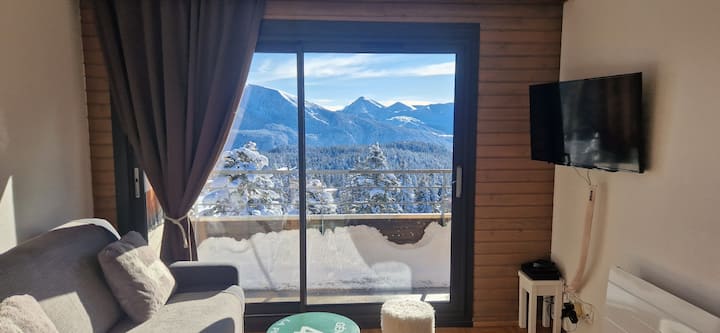 Pied Des Pistes – Vue Montagne – 35 M² – 3* - Chamrousse