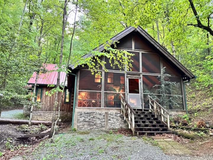 Rustic Forest Cabin W/ Hot Tub Near Highlands Nc - Mountain Rest, SC