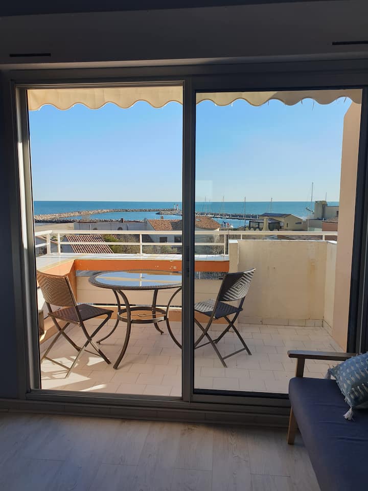Appartement Atypique, Vue Sur La Mer - Frontignan