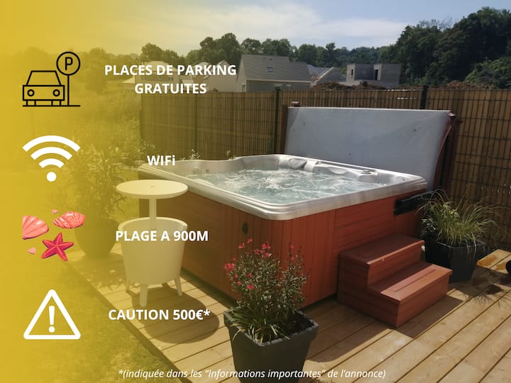 La Régate Du Plaisir- Jacuzzi  Privé, Plage à 900m - Houlgate