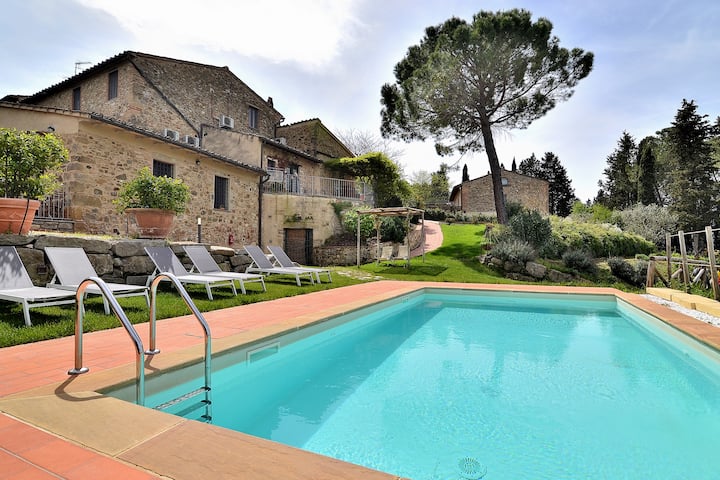 Chianti Style Apt, Pool With A View, Ground Floor! - Poggibonsi