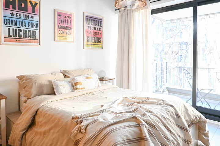 Fr6 Cozy Palermo Hollywood, Fitz Roy St. - Buenos Aires