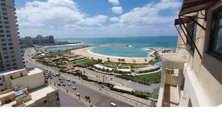 Apartment Beside Four 
Season Hotel
غرفتين
للأزواج - Alexandria