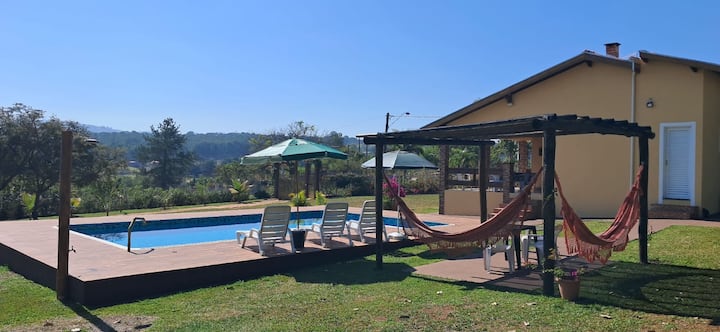 Belíssima Casa Com Piscina Em São Pedro-sp - São Pedro