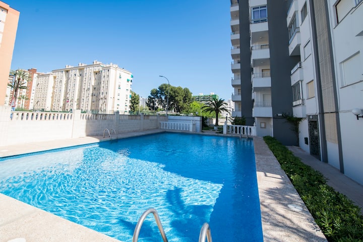 Apartamento De Diseño Con Piscina Cerca Del Mar - Gandie