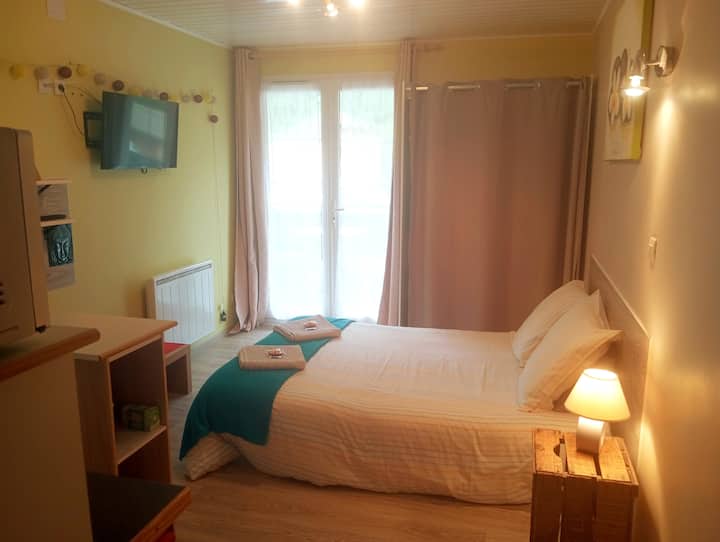 Studio Plein Sud Avec Terrasse Vue Centre Village - Orcières Merlette