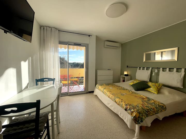 Cure Relaxante: Studio Avec Vue Sur Le Parc - Balaruc-les-Bains