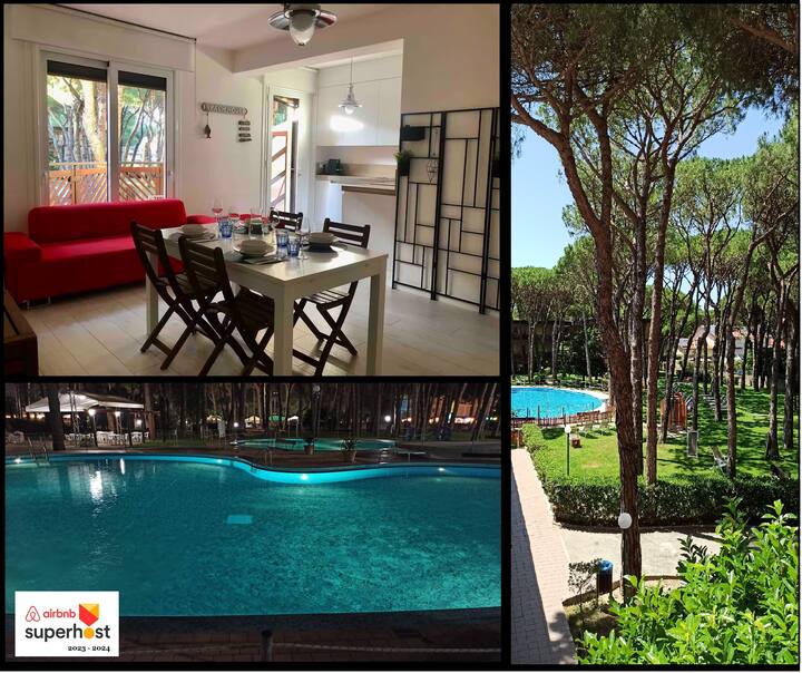 Appartamento Con Piscina-giardino A 200m Dal Mare - Jesolo