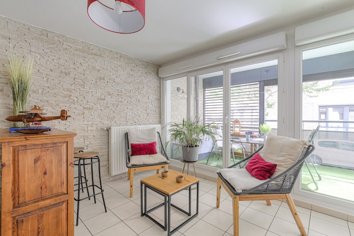 "Le Lounge" : Très Beau Logement + Garage 6 Pers - Lyon
