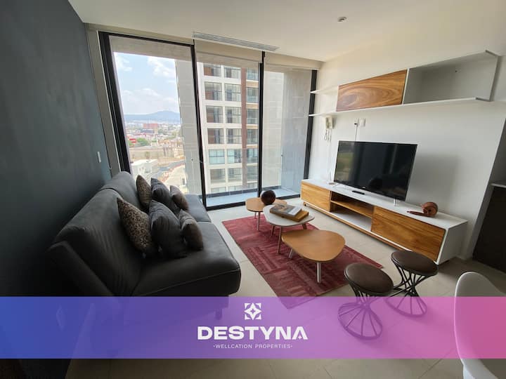 Centric & Modern Aprt. | Pool, Terrace, View - Santiago de Querétaro