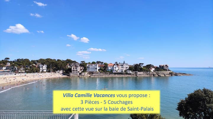 Villa Camille/appt 4/5pers Vue Mer /Stpalais Plage - Saint-Palais-sur-Mer