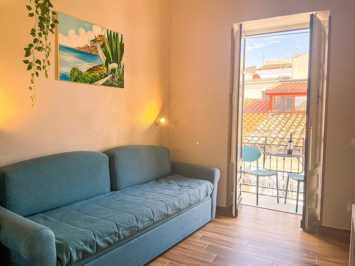 (Apt-b)_private Central Loft For 4 Near The Beach - Cefalù