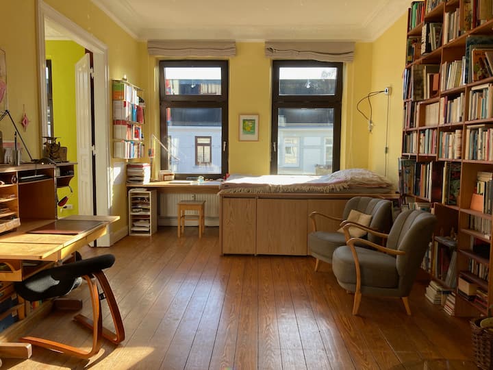 Appartement Central, Lumineux & Calme à Eimsbüttel - 漢堡