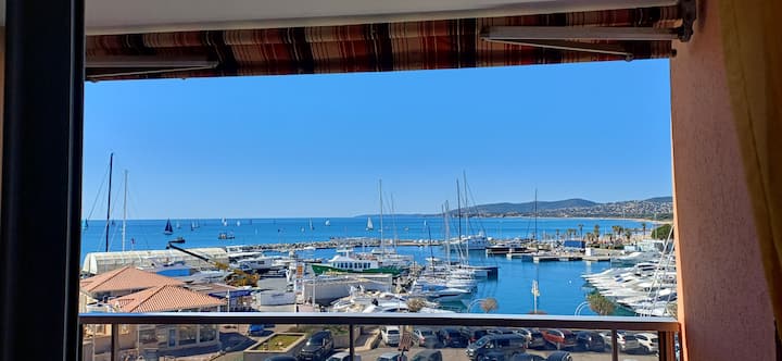 Sublime Vue Mer Plage Port Fréjus T2 Clim Garage - ibis budget Fréjus Capitou A8