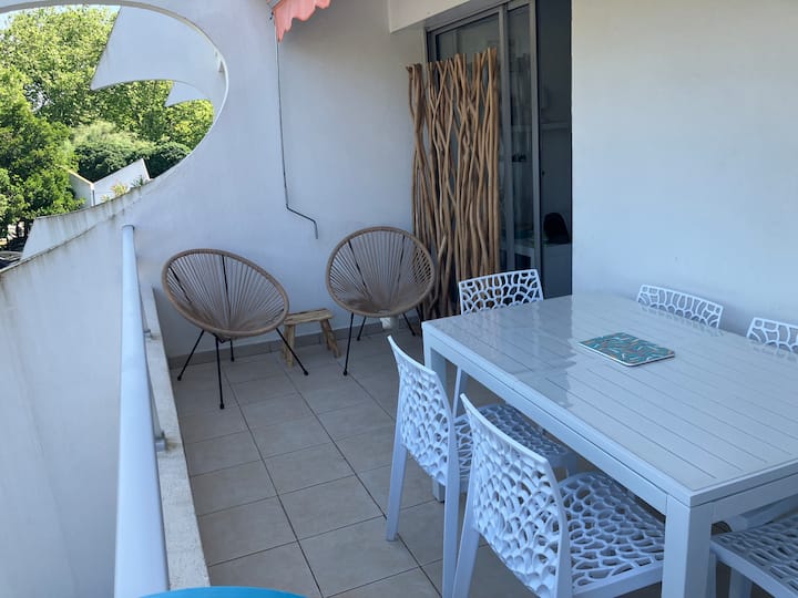 À 3 Minutes De La Plage.clim Wifi Parking Privée. - La Grande-Motte