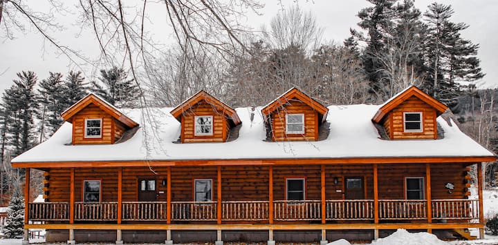 Newly Built Cozy Log Cabin (Duplex) Both Sides - New Hampshire (State)