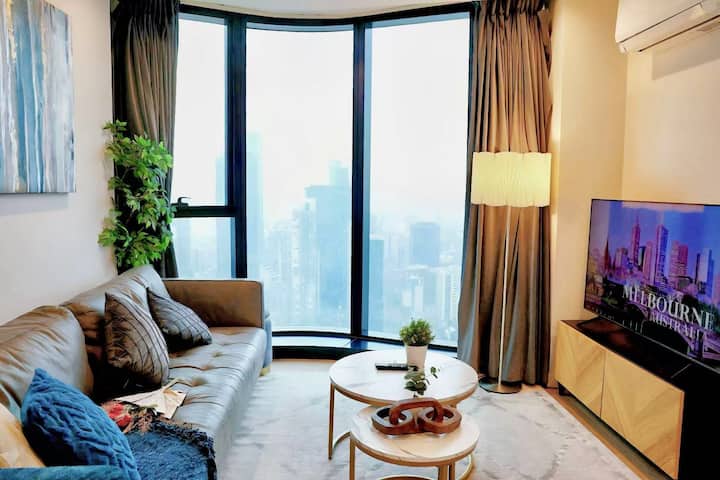 City Views Apt | 2br | 1 Queen Bed | 2 Single Beds - Melbourne