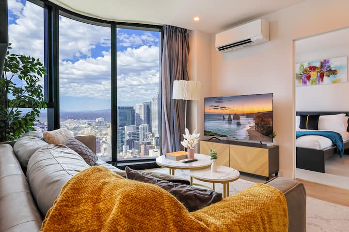 City Views Apt | 2br | 1 Queen Bed | 2 Single Beds - Melbourne